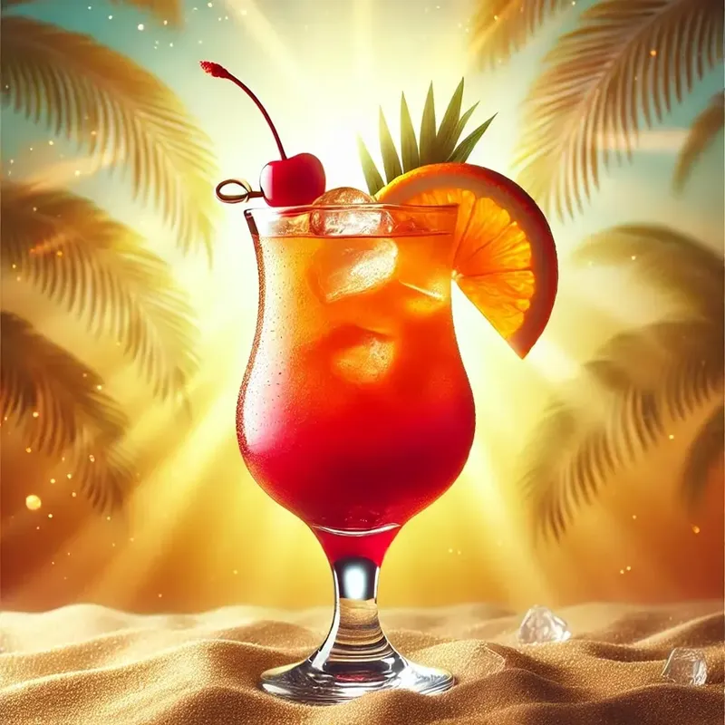 Recette Hurricane : Cocktail Tropical au Rhum et Fruits Exotiques